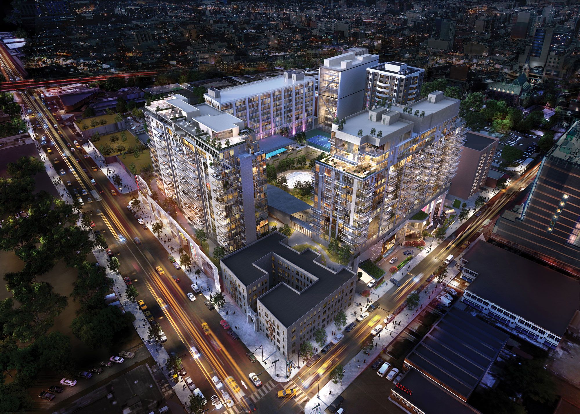 Tangram, a Mixed-use Development in Flushing, NY • Conway+