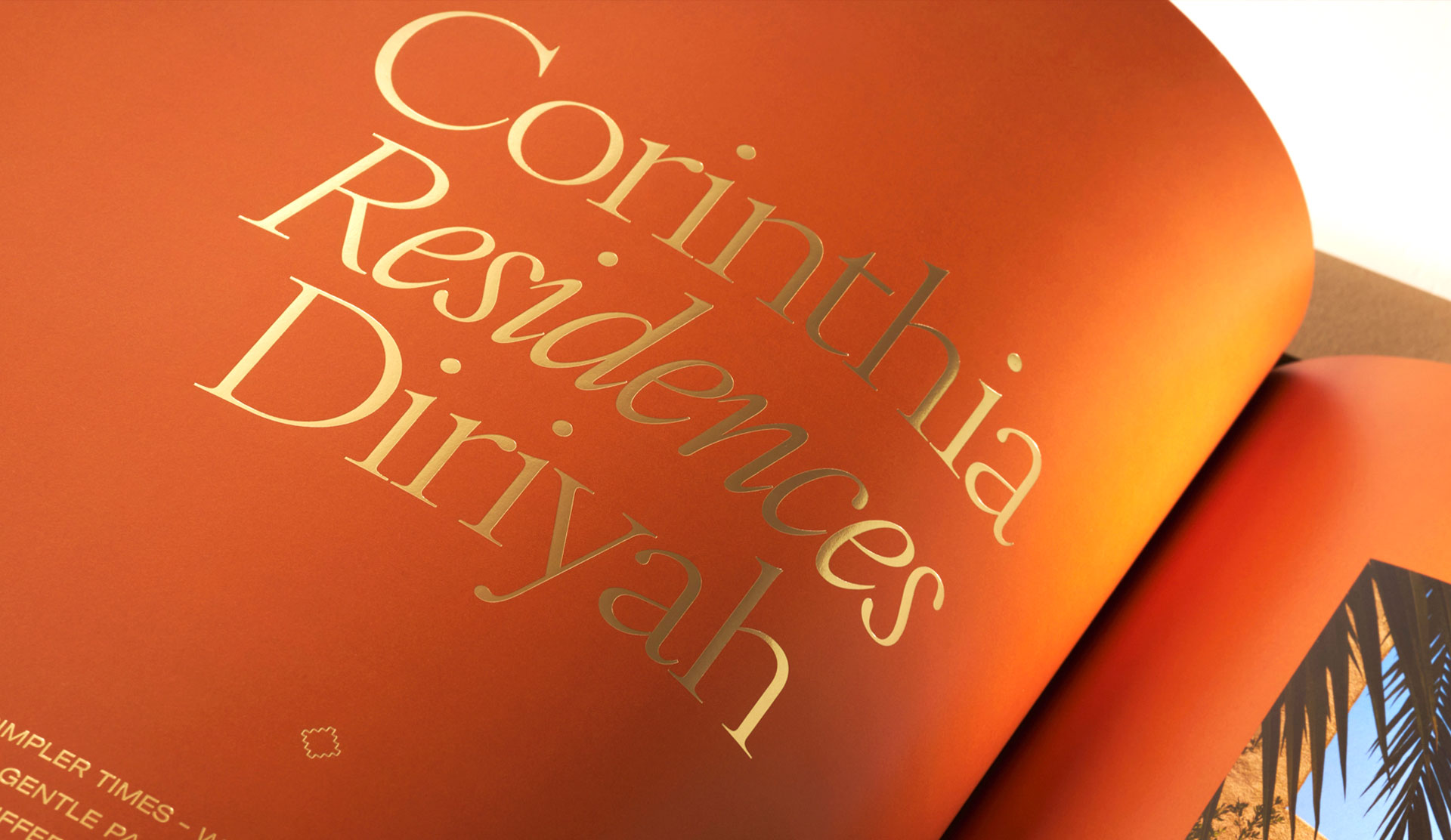 Corinthia Residences Diriyah • Branding Project• Conway+