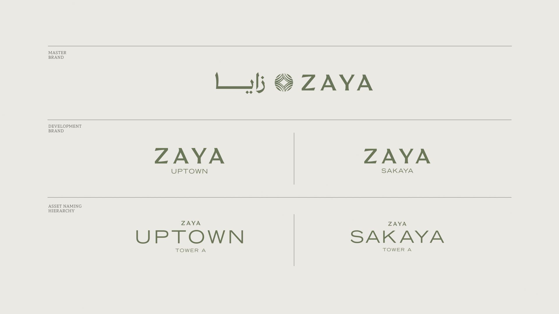 ZAYA • Corporate Branding • Conway+Partners