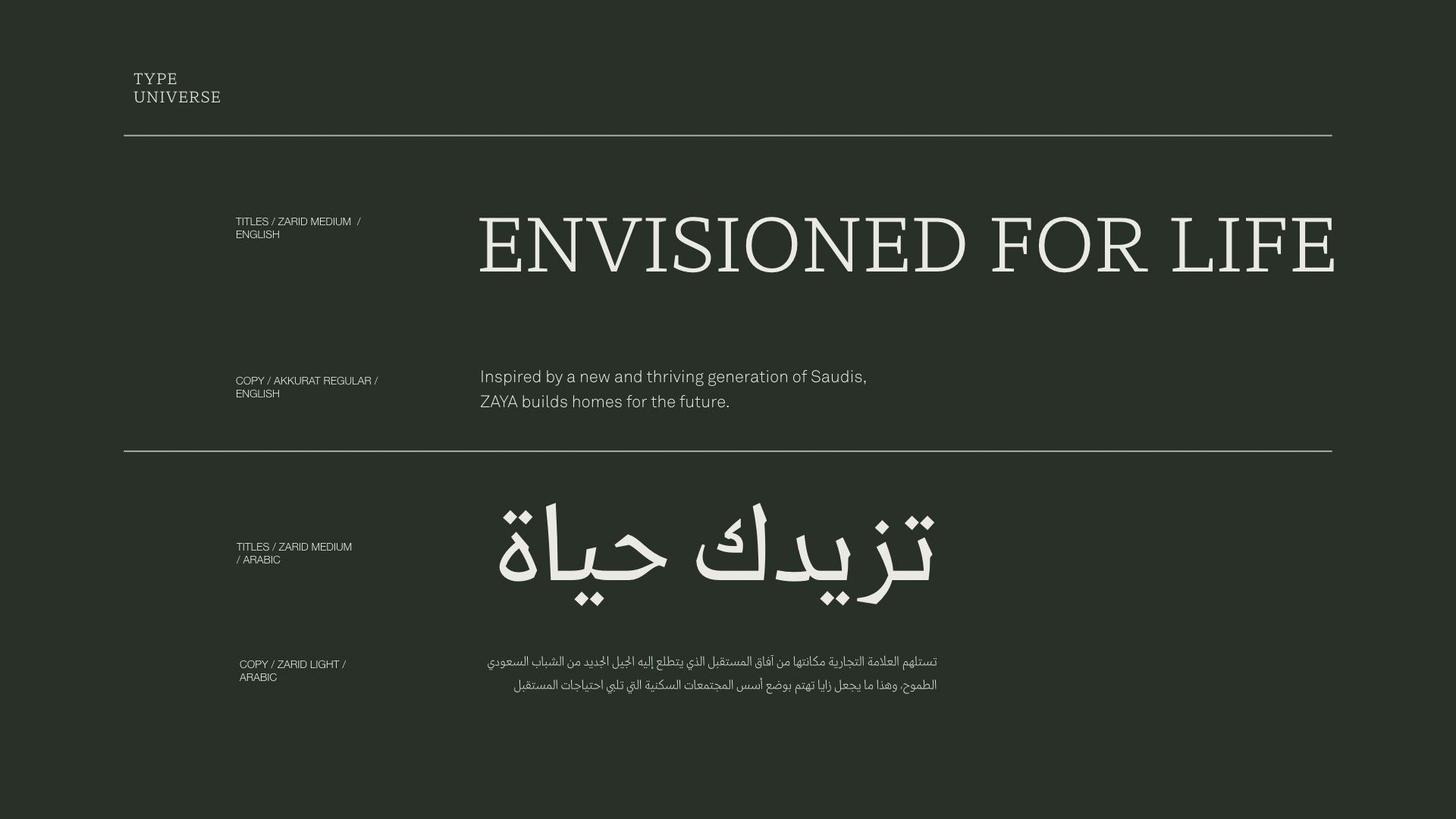 ZAYA • Corporate Branding • Conway+Partners